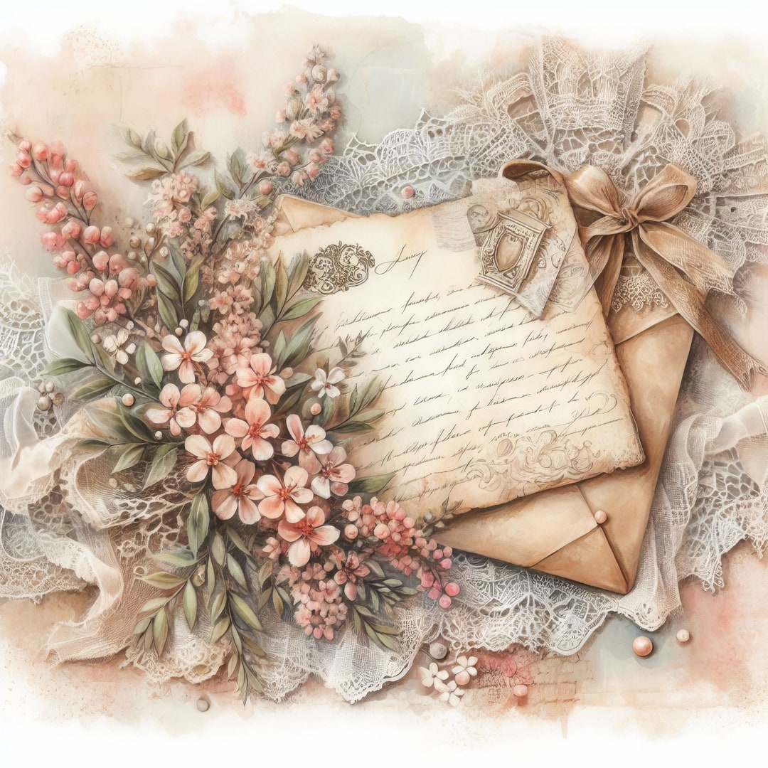 Treasured Letters Clip Art 10 High Res Watercolor Jpgs for Junk ...