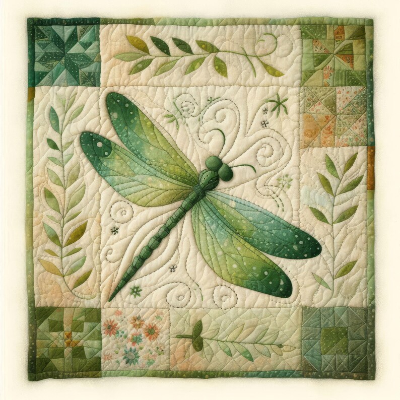 Dragonfly Quilts Clip Art Bundle 10 High Res Watercolor Jpgs Junk ...