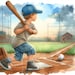 Batter Up! : Clip Art, 10 High Res Watercolor Jpgs, Junk Journaling ...