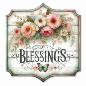 Blessings: Clip Art, 10 High Res Watercolor Jpgs, Junk Journaling ...
