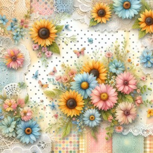 Summer Calico Paper: Clip Art 10 High Res Watercolor Jpgs Junk ...