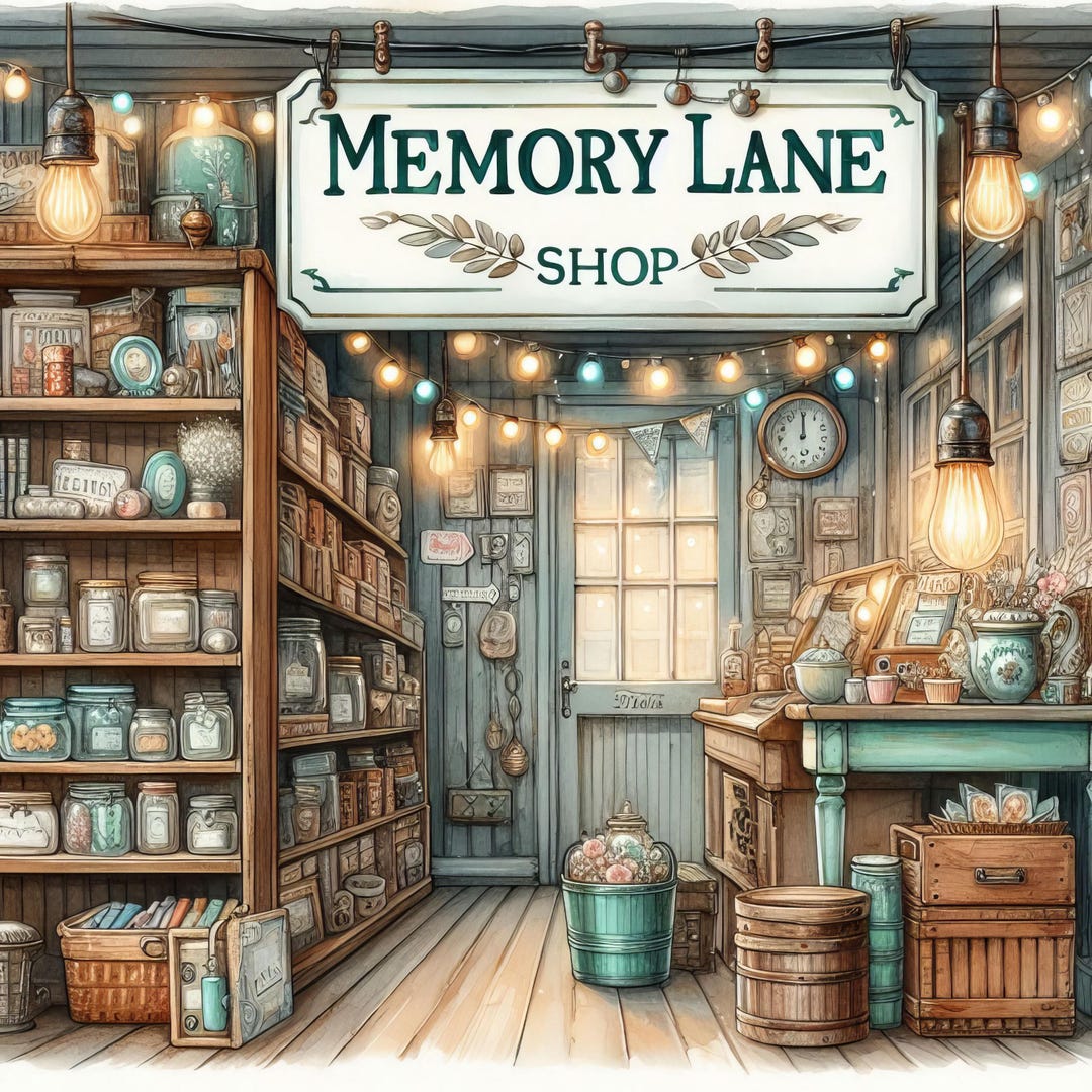 Memory Lane Shop 10 High Res Watercolor Jpgs Junk Journaling ...