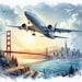 Leaving on a Jet Plane: Clip Art 10 High Res Watercolor Jpgs Junk ...