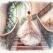 Bride on Stairs Clip Art 10 High Res Watercolor Jpgs for Junk ...