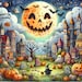 Whimsical Halloween Clip Art 10 High Res Watercolor Jpgs for Junk ...