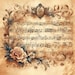 Vintage Sheet Music Clip Art 10 High Res Watercolor Jpgs for Junk ...