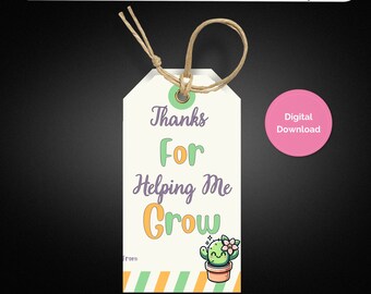 Back to School Printable Gift Tags for Teachers - Etsy