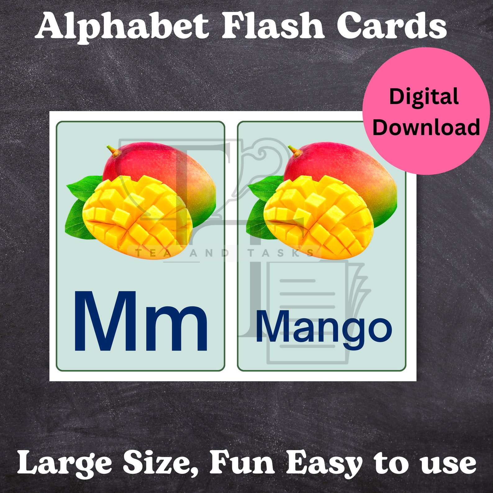 Alphabet Flashcards, Flashcards for Kids, Preschool Learning ...