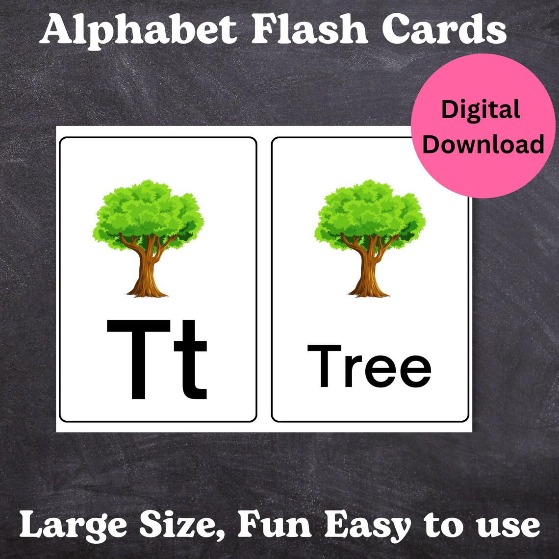 Alphabet Flashcards, Flashcards for Kids, Preschool Learning ...
