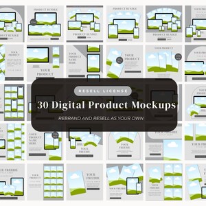 30 Digital Product Mockups Done for You Digital Product Bundle Digital ...