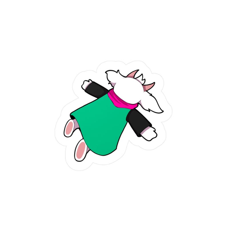Ralsei Splat Sprite Vinyl Sticker - Deltarune Fanart - Etsy