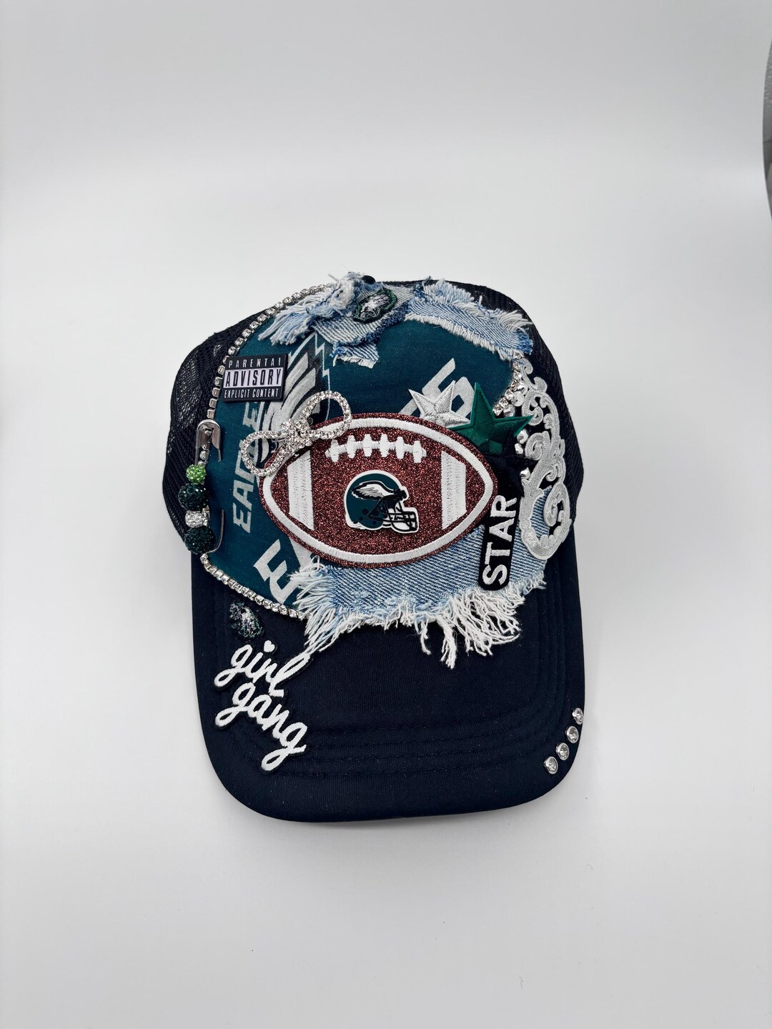 Eagles Trucker Hat, Junk Hat, Birds, Bling, Fly, Game Time, Game Day ...