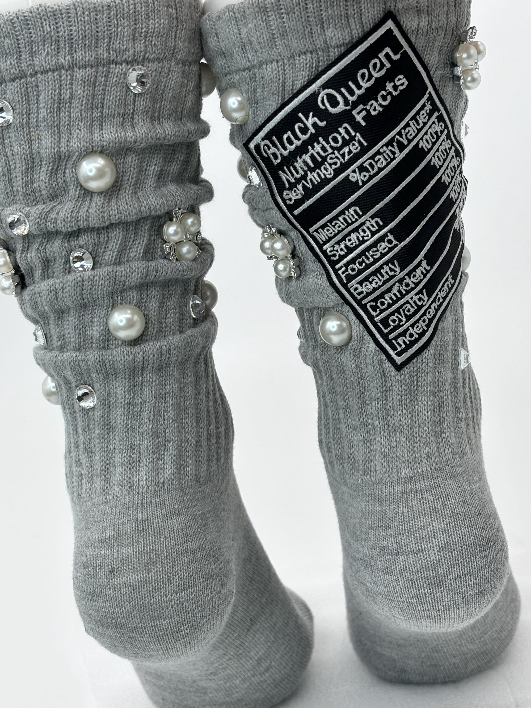 Blinged-out Junk Socks| Rhinestone Socks| Bedazzled Socks - Etsy