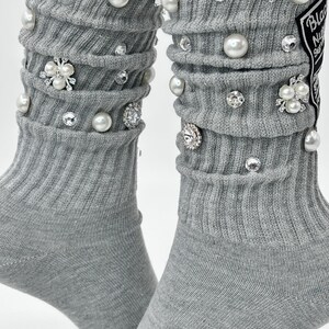 Blinged-out Junk Socks| Rhinestone Socks| Bedazzled Socks - Etsy