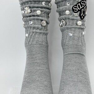 Blinged-out Junk Socks| Rhinestone Socks| Bedazzled Socks - Etsy
