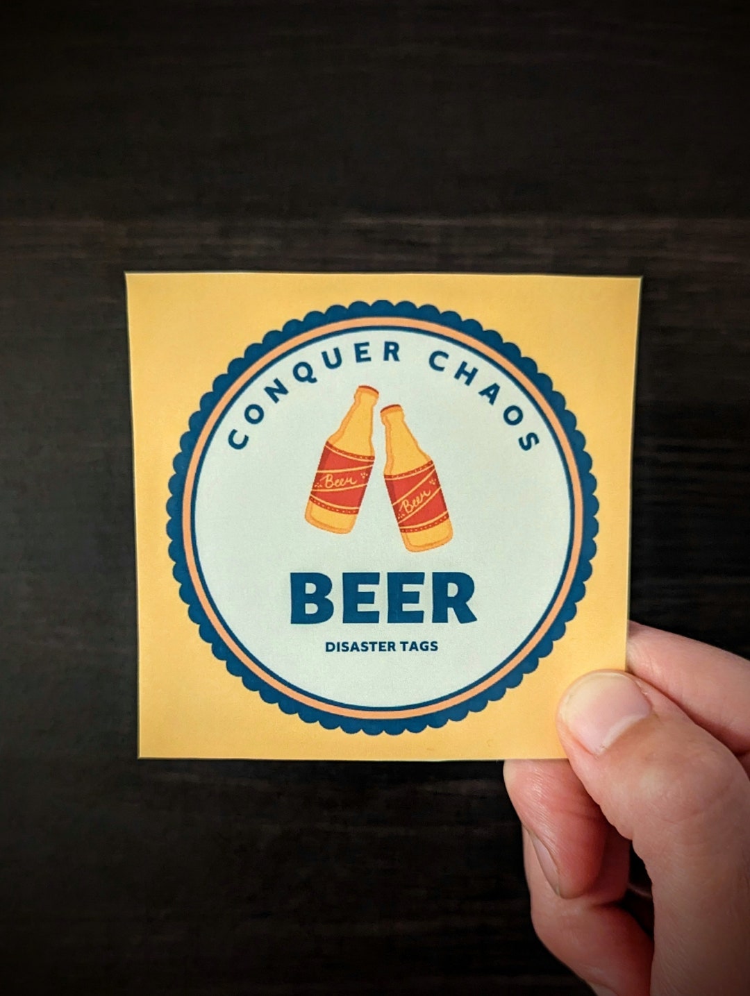Cooler Label Beer Sticker Camping - Etsy