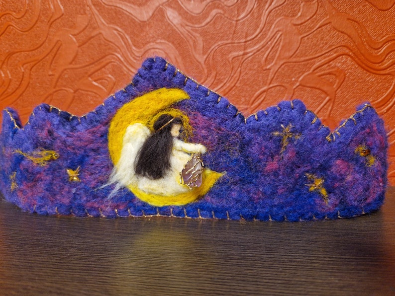 Handmade Felted Birthday Crown Gift | Waldorf Inspired Wool Crown - Etsy