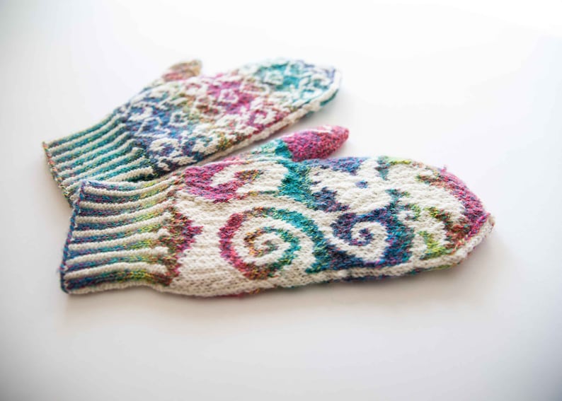 Unicorn Mitten Knitting Pattern Instant Download PDF Colorwork / Fair ...