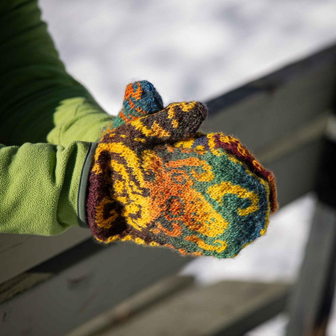 Kraken Octopus Knit Mitten Pattern | Instant Download Mitten Knitting ...