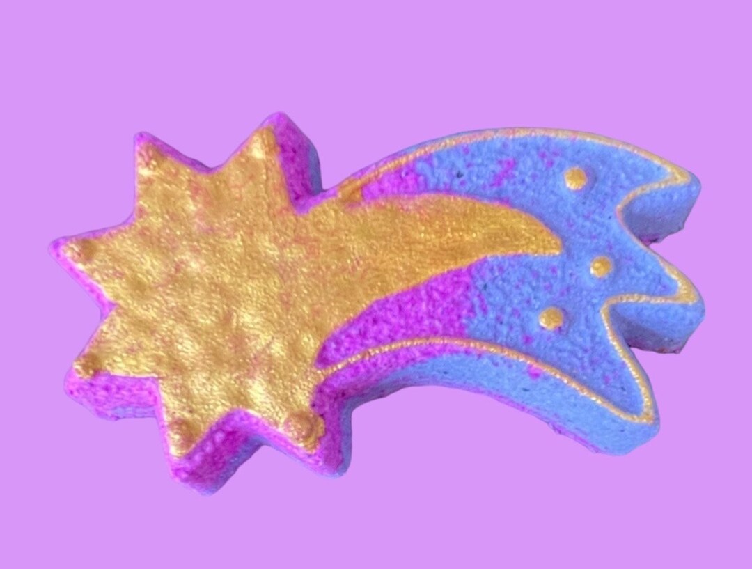 Fruit Loops Shooting Star Hidden Colour Bath Bomb Handmade Kids ...