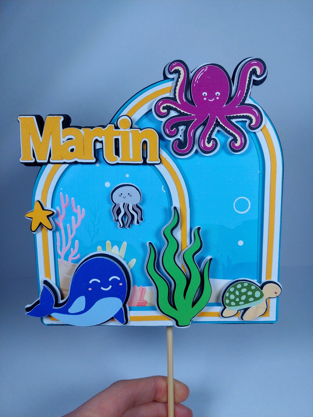 Sea Animals Cake Topper - Etsy