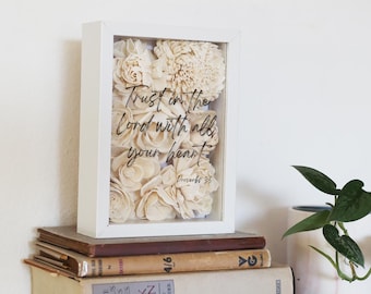 Bible Verse Shadow Box | Christian Inspirational Quotes | Home Decor ...