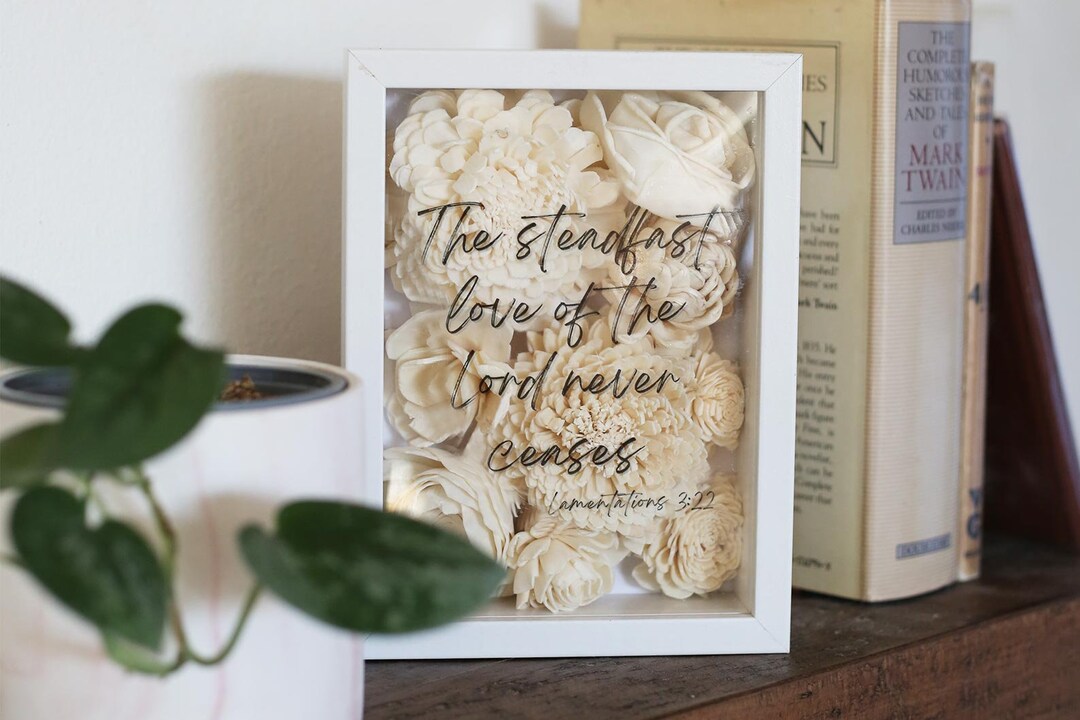 Bible Verse Shadow Box | Christian Inspirational Quotes | Home Decor ...