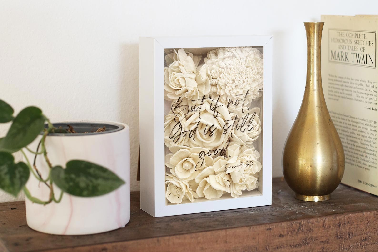Bible Verse Shadow Box | Christian Inspirational Quotes | Home Decor ...