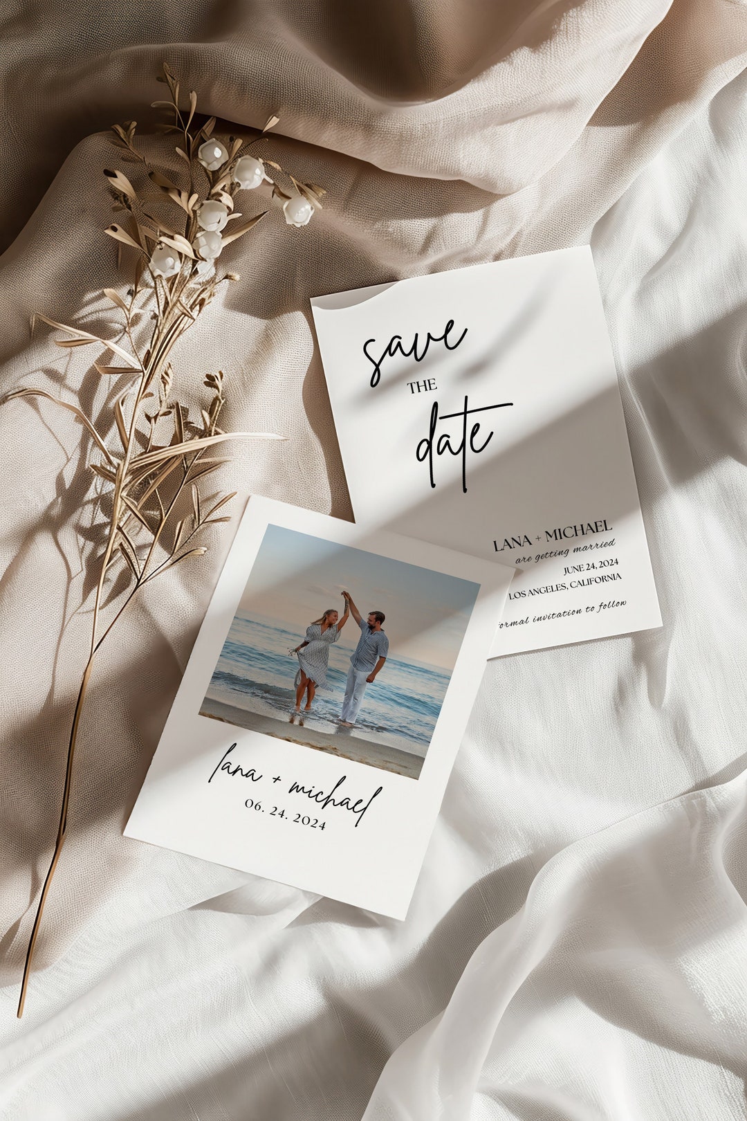 Printable Wedding Modern Invitation | Editable Files | Invitation ...