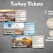 Editable Turkey Boarding Pass Template, Printable Turkey Surprise Gift ...