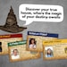Editable School of Wizarding and Wizardry ID Badges Template, Printable ...
