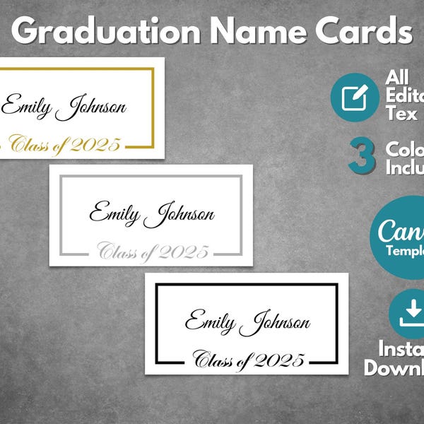 Canva Graduation Invitation - Etsy