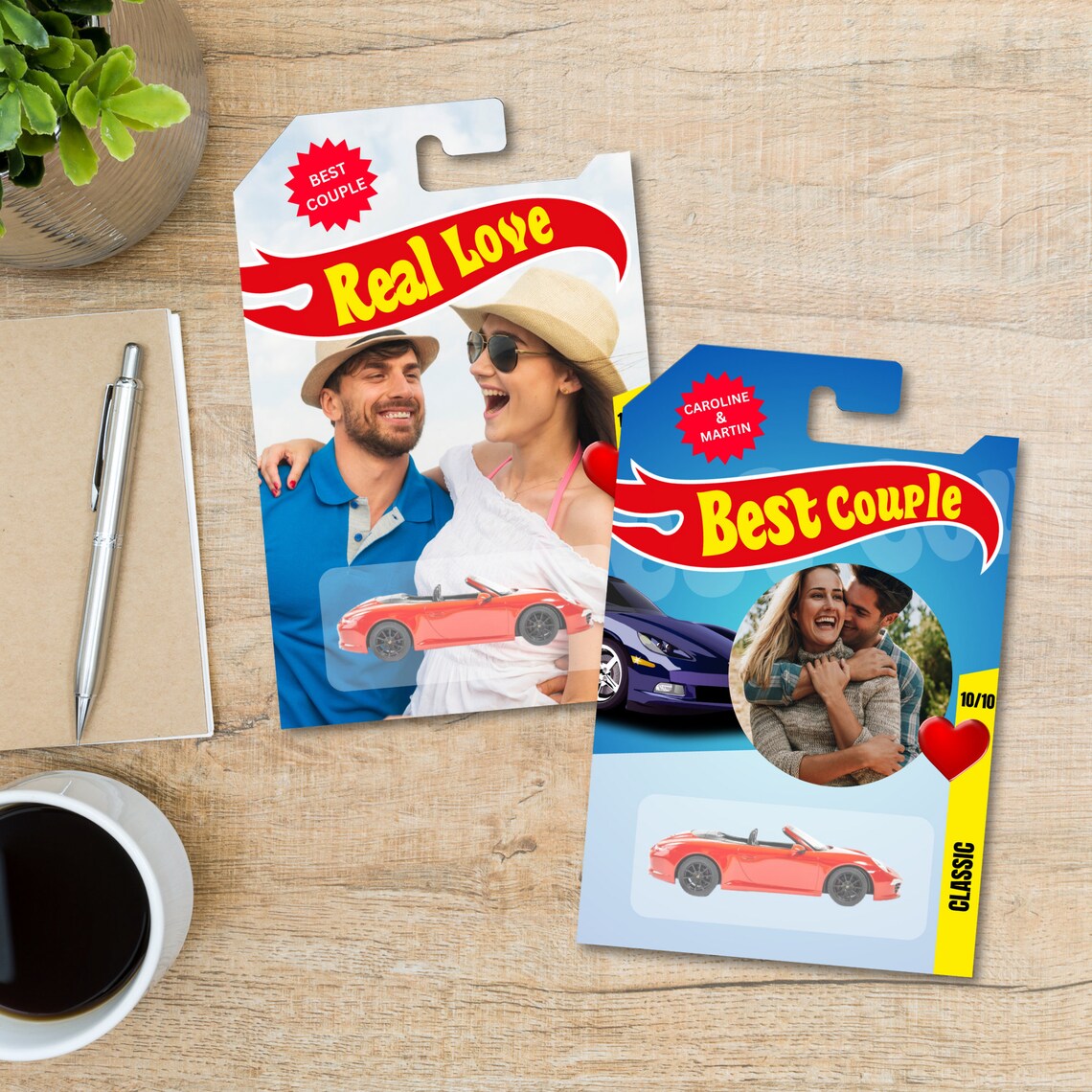 Editable Couple Toy Car Packaging Template, Printable Love Car Toy Gift ...