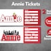 Editable Annie Broadway Show Ticket Template, Printable Annie Theatre ...