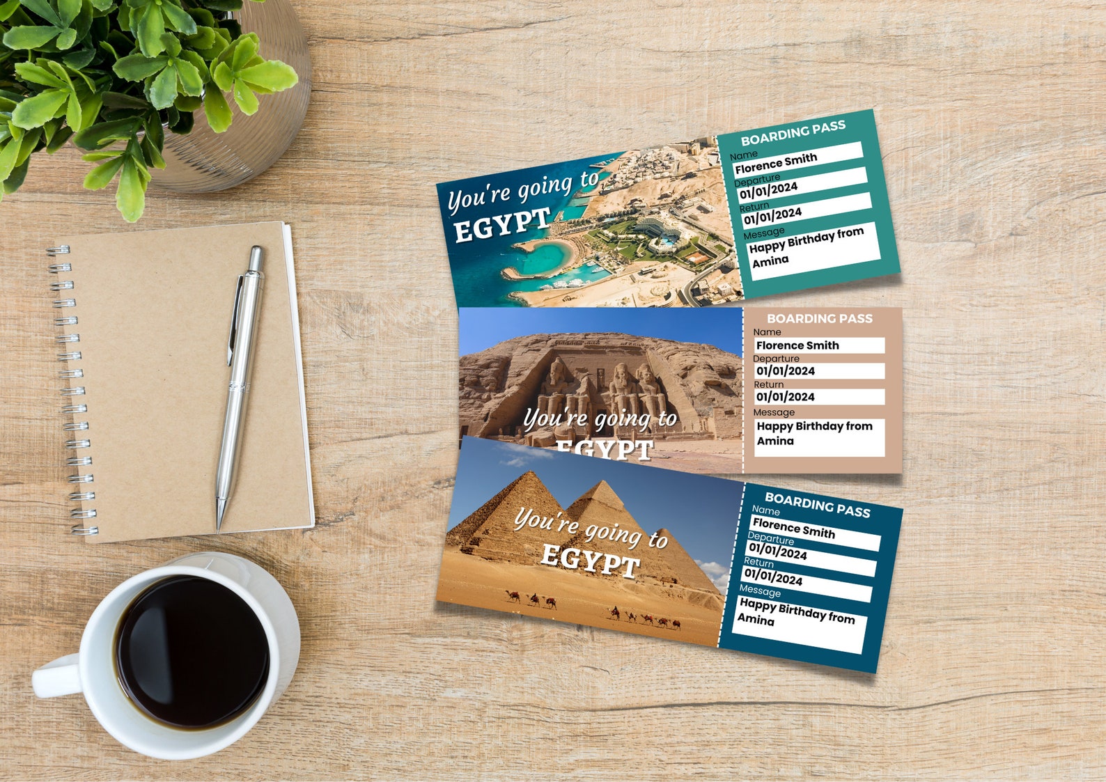 Editable Egypt Ticket Template, Printable Egypt Boarding Pass Template ...