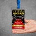 Editable VIP Pass Party Template, Printable Red Carpet VIP Pass ...
