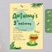 Printable Frog Birthday Invitation Template, Froggy Kids Birthday Party ...