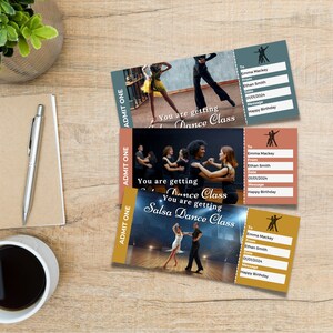 Editable Salsa Dance Class Ticket Template, Canva (digital Download) - Etsy