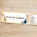 Editable Guitar Lesson Ticket Template, Printable Guitar Class Voucher ...