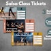 Editable Salsa Dance Class Ticket Template, Canva (digital Download) - Etsy