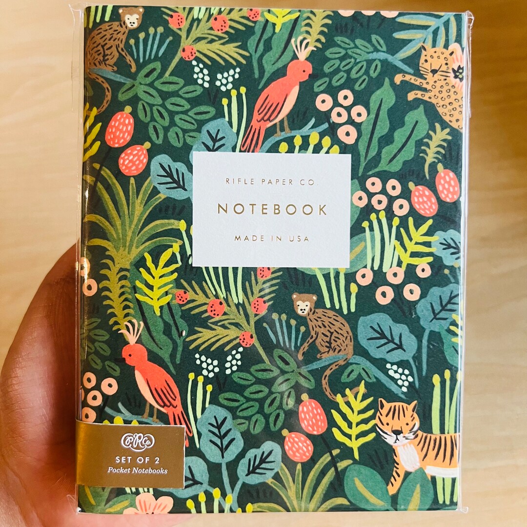 Rifle Paper Co. Jungle Pocket Notebooks | Discontinued, New in ...