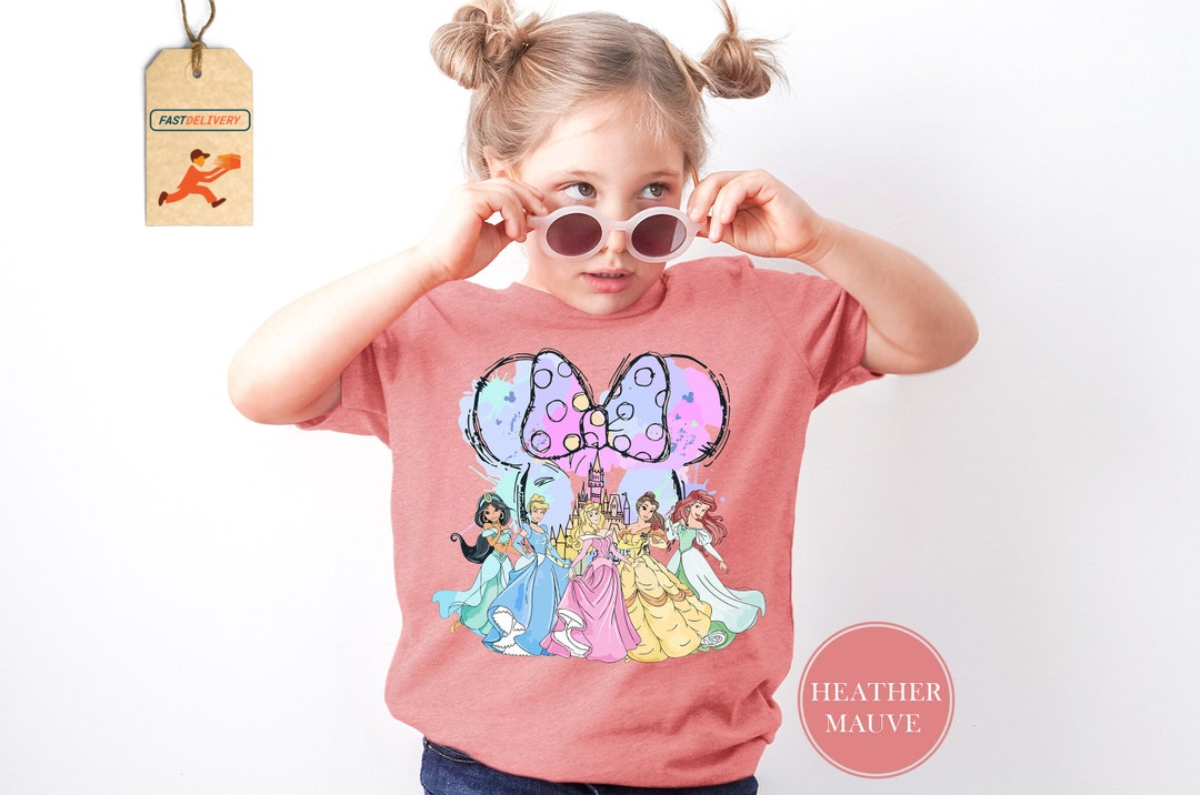 Disney Princess Shirt, Disney Watercolor Shirt, Disney Vacation Shirt ...