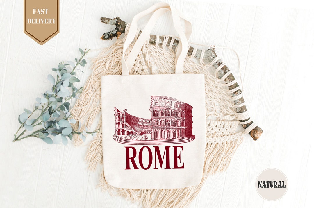 Rome Tote Bag, Rome Italy Tote Bag, Rome Colosseum Tote Bag, Rome ...