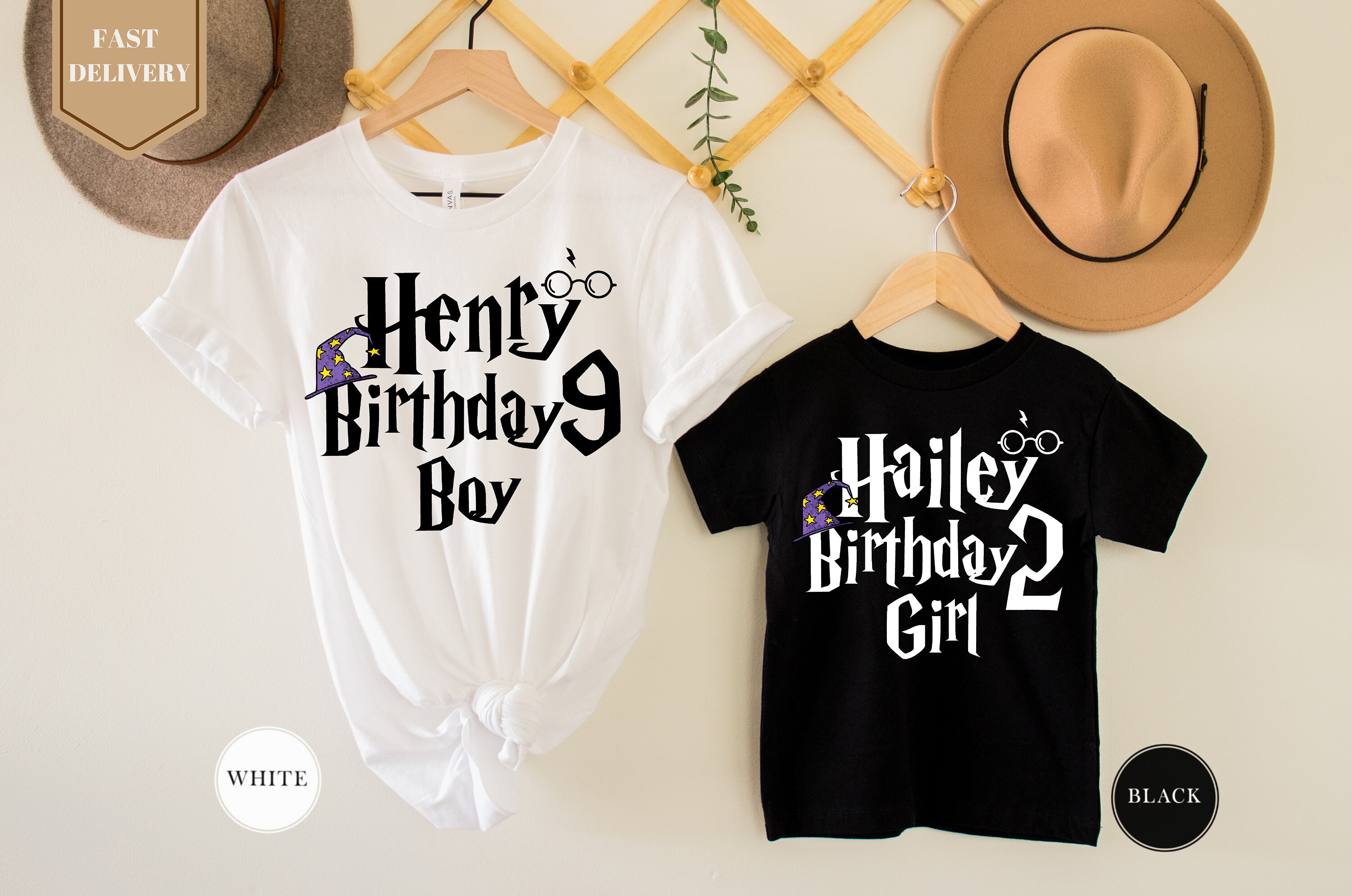 Personalized Wizard Birthday Shirts, Custom Wizard Birthday Squad ...