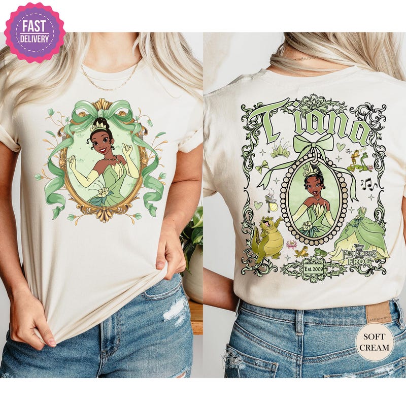 Girls Princess Tiana Top - Etsy