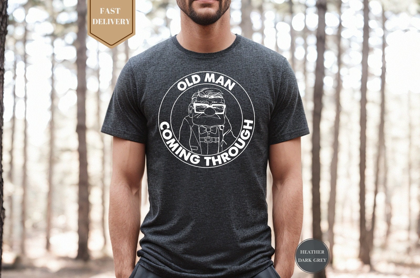 Disney Oldman Shirt, Disney Carl Shirt, Old Man Coming Through Shirt ...
