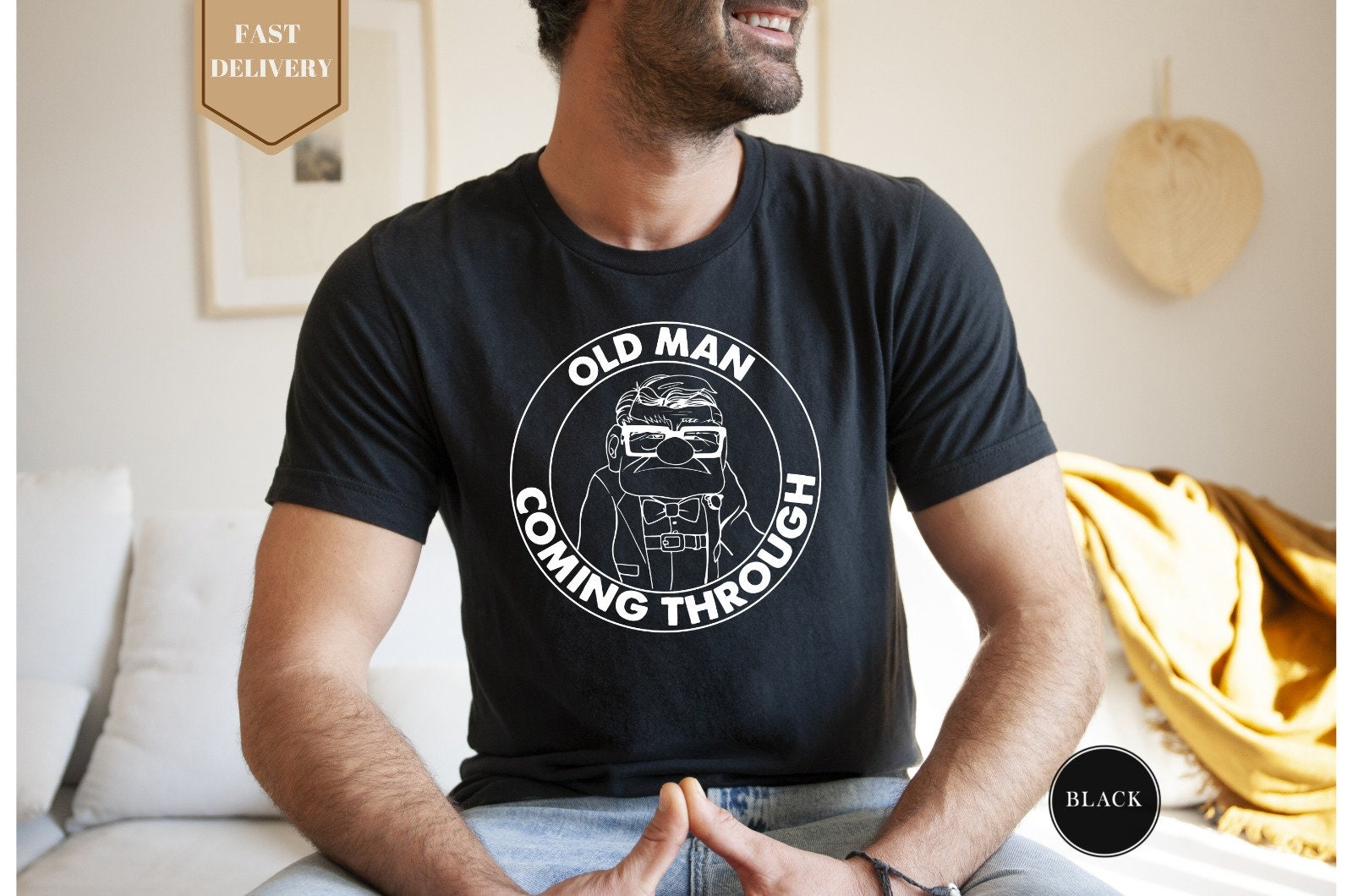 Disney Oldman Shirt, Disney Carl Shirt, Old Man Coming Through Shirt ...