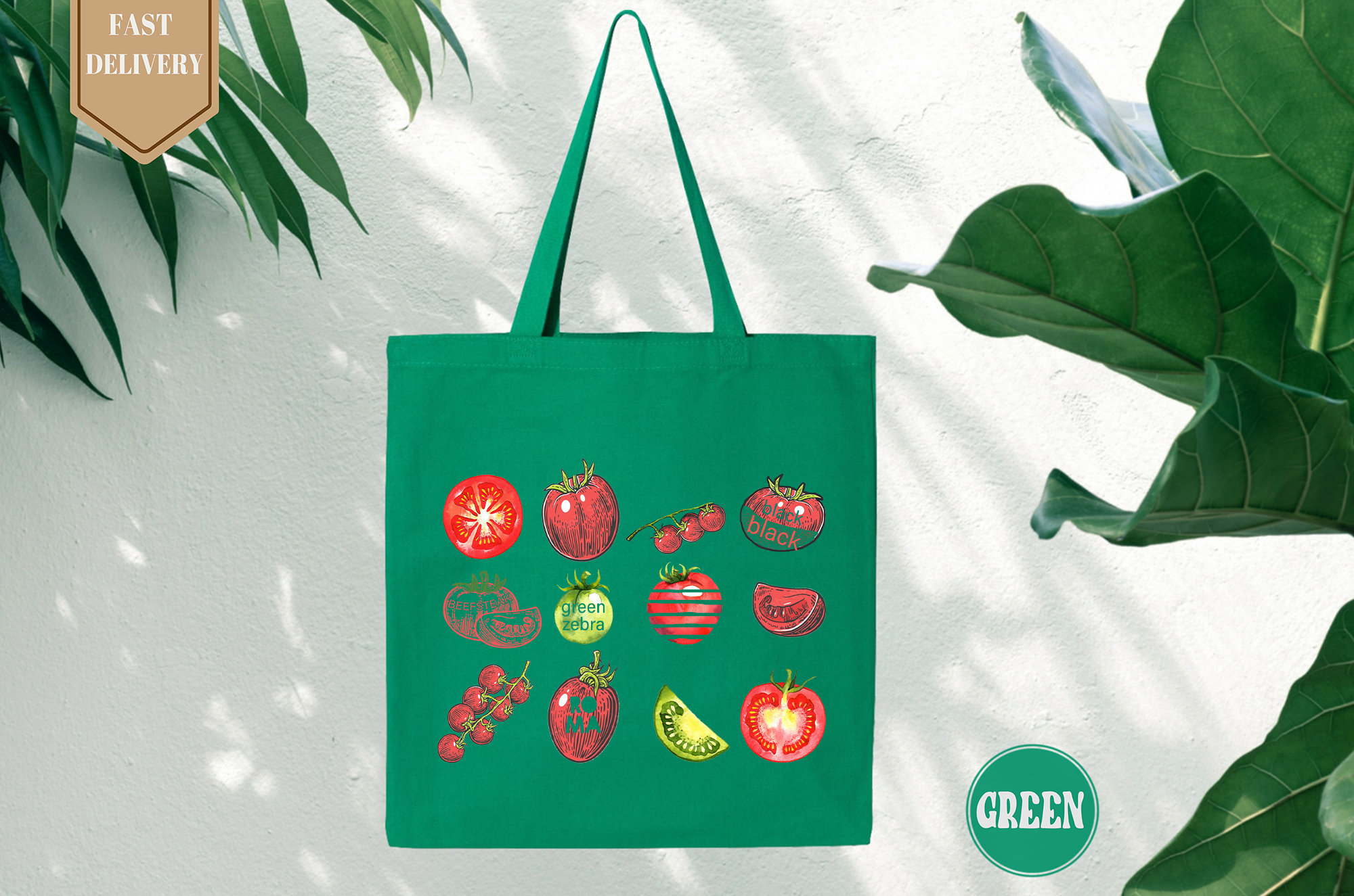 Tomato Tote Bag, Cotton Reusable Bag, Tomato Aesthetic Tote Bag, Market ...