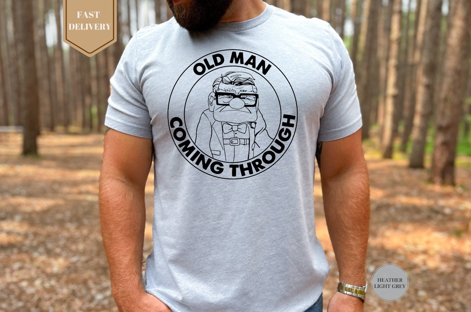 Disney Oldman Shirt, Disney Carl Shirt, Old Man Coming Through Shirt ...
