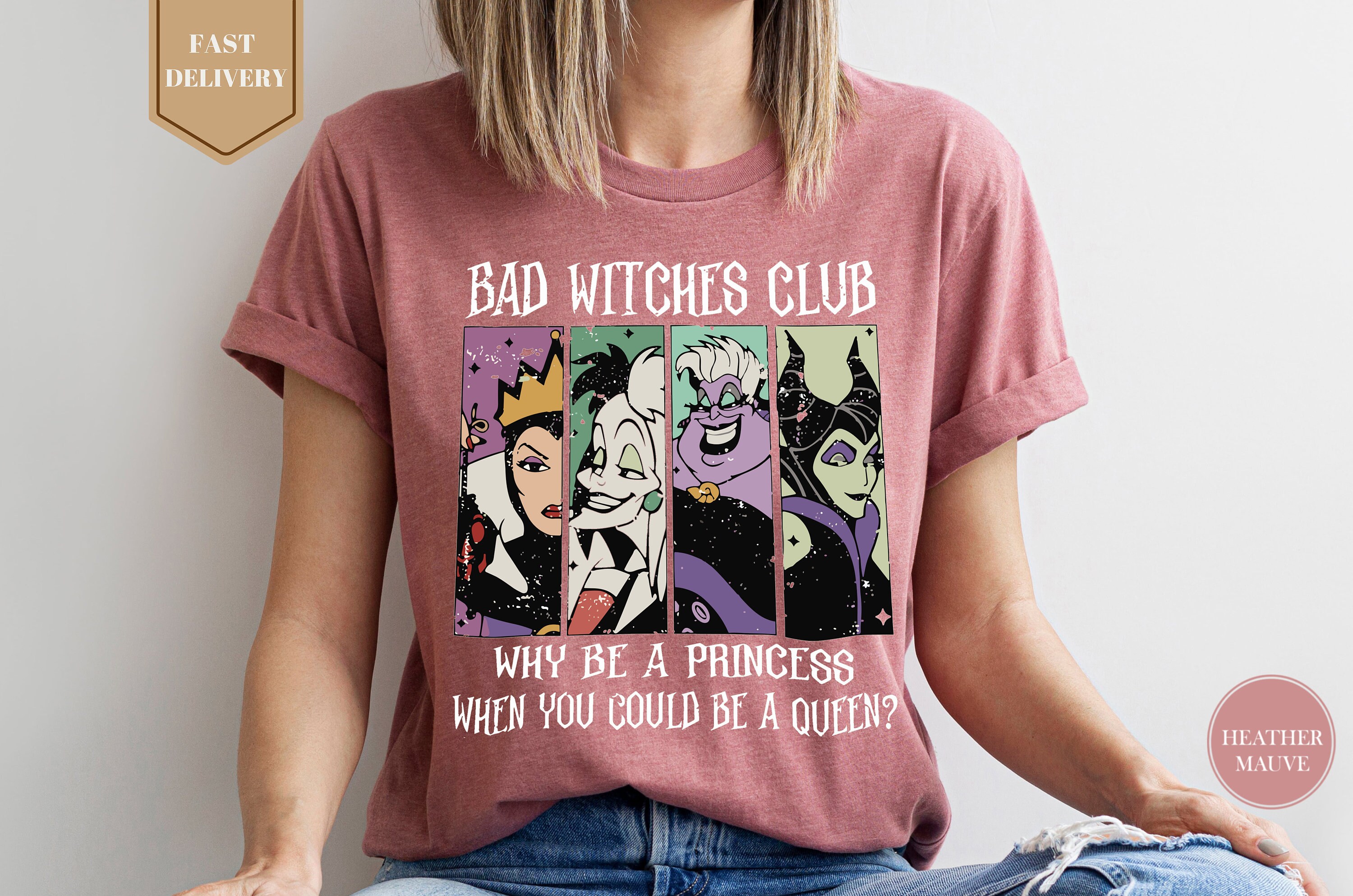 Bad Witches Club Shirt, Funny Witch Club Shirt, Cool Bad Witch T-shirt, Bad Girl Shirt, Proud ...